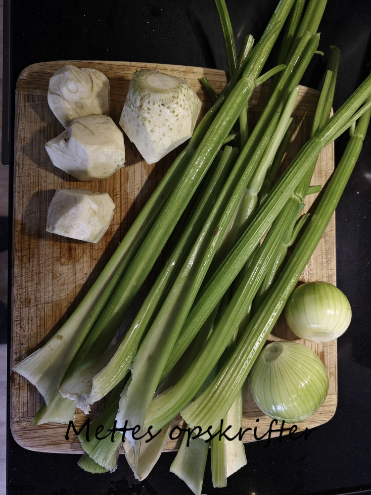 Pureret Selleri-Selleri Suppe - Mettes Opskrifter